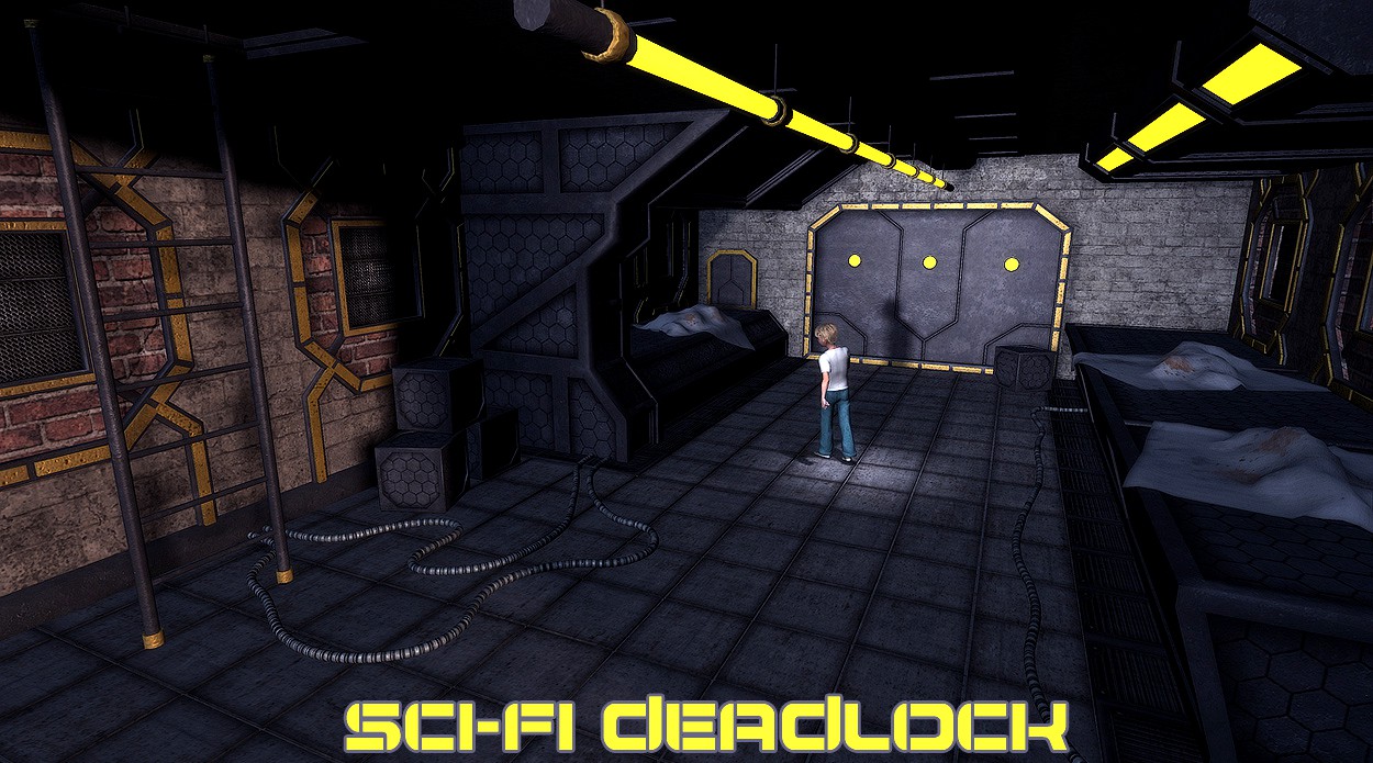 Sci-fi deadlock 3d model