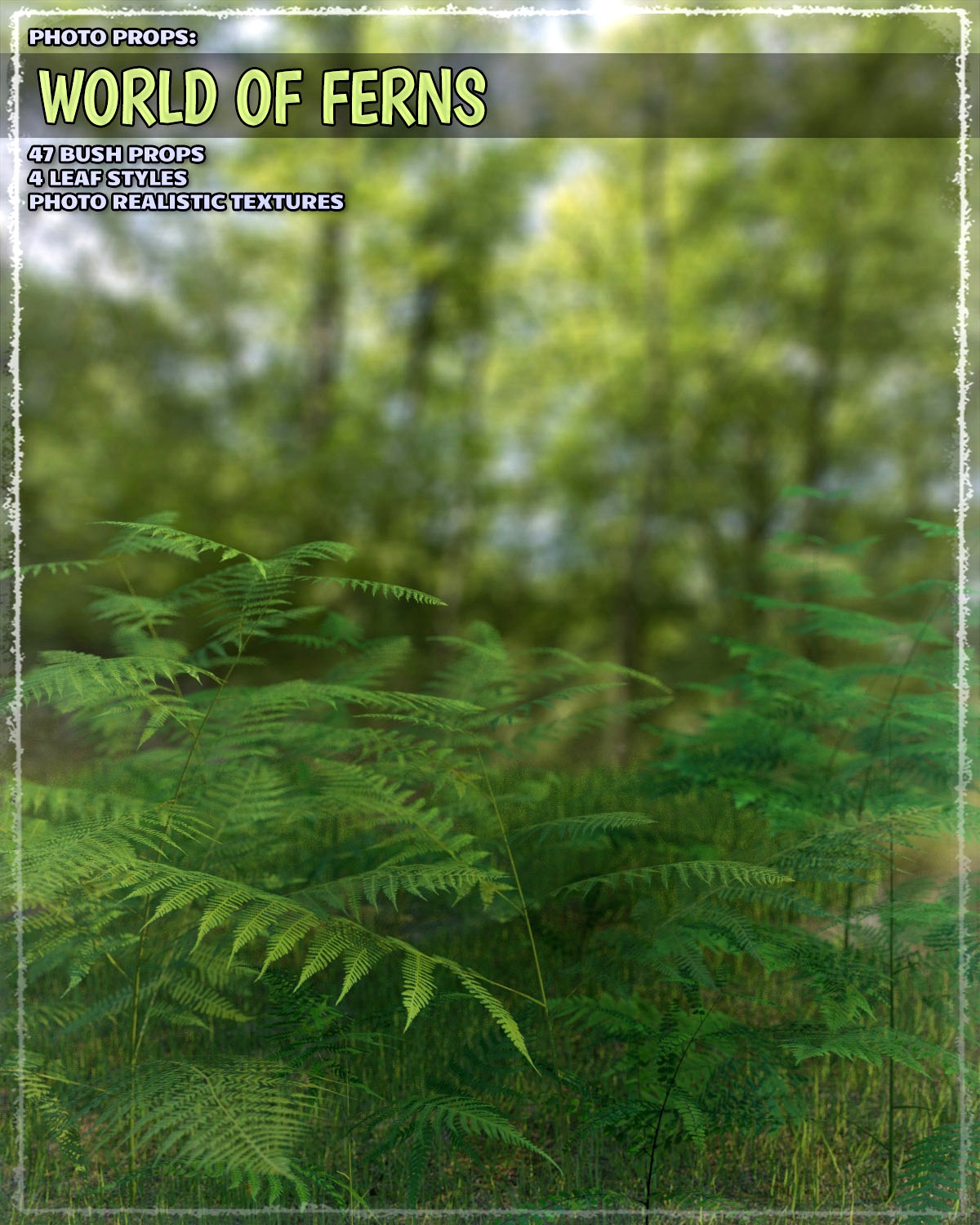Photo Plants: World of Ferns 3d model