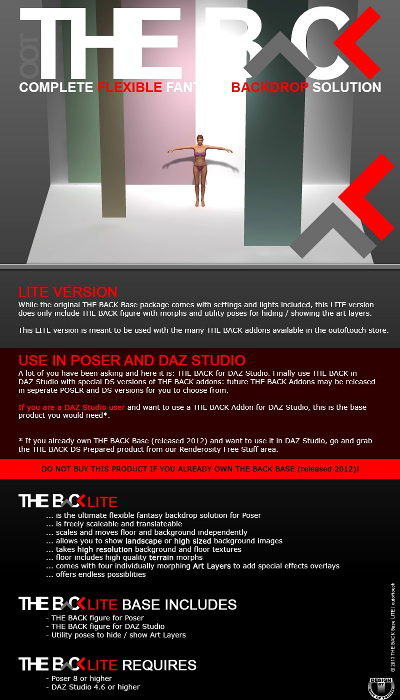 THE BACK Base LITE 3d model