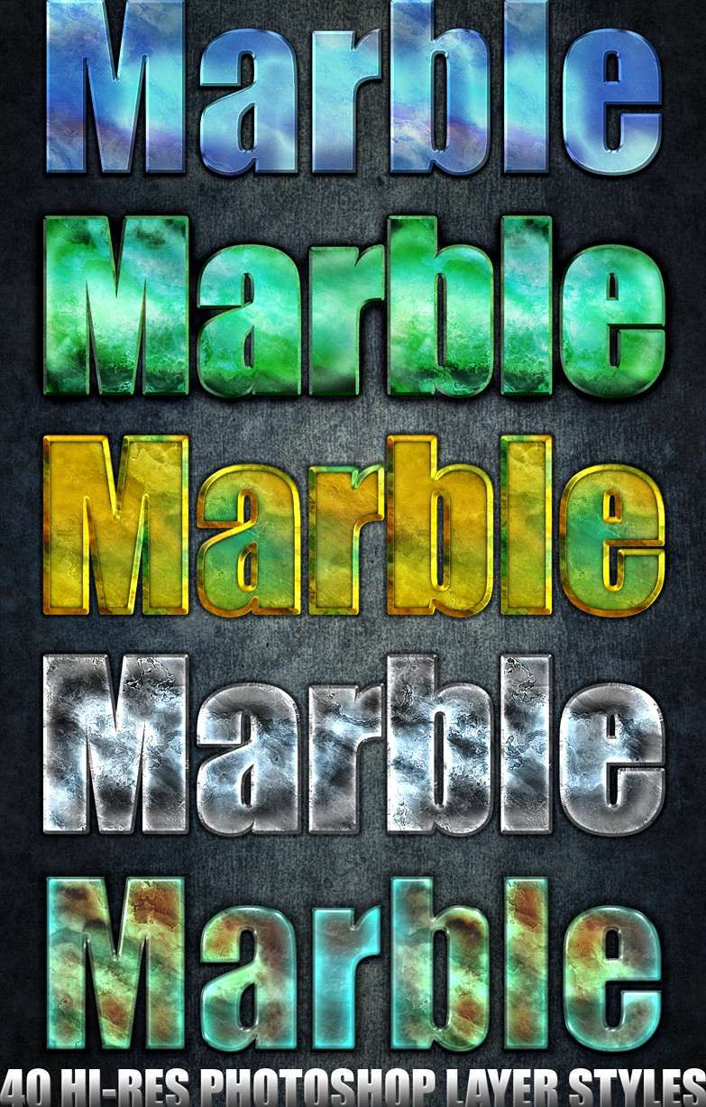 Marble - Photoshop Styles 3d model