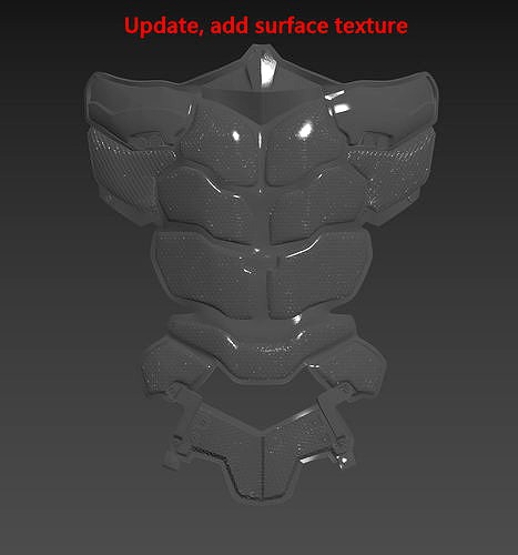 Batman Arkham Knight Abdominal armor | 3D model