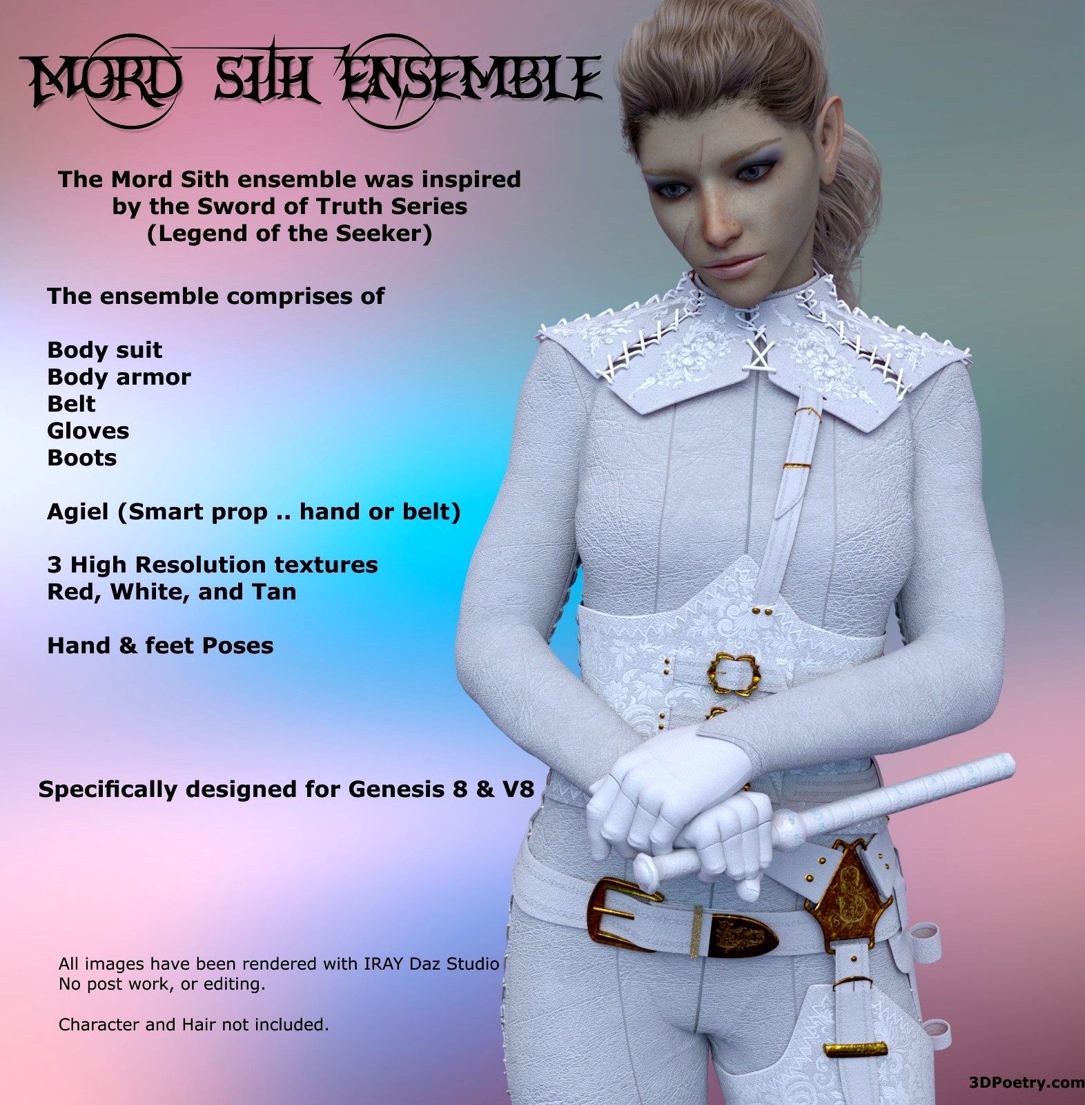 Mord Sith Outfit -Sword of Truth 3d model