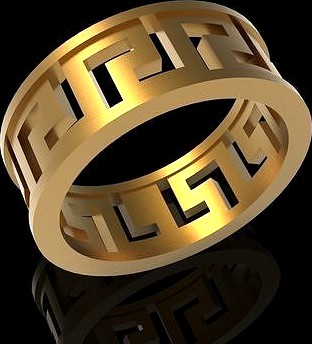 Versace Ring | 3D model