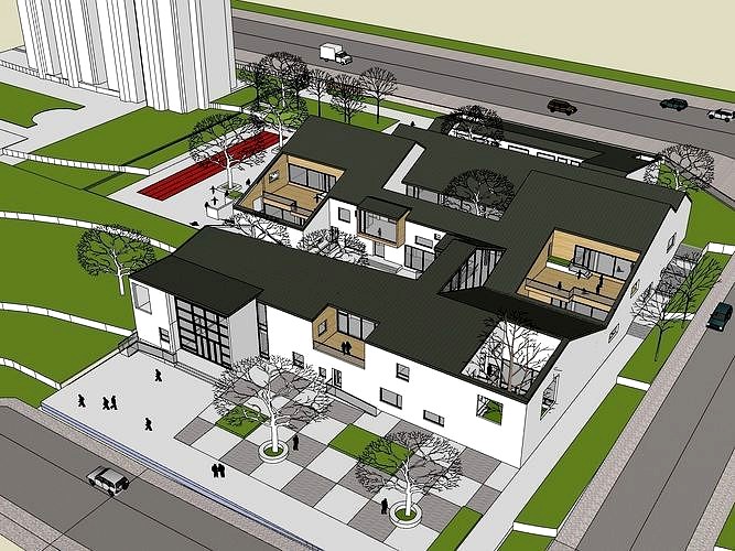 Kindergarten SU model 3d