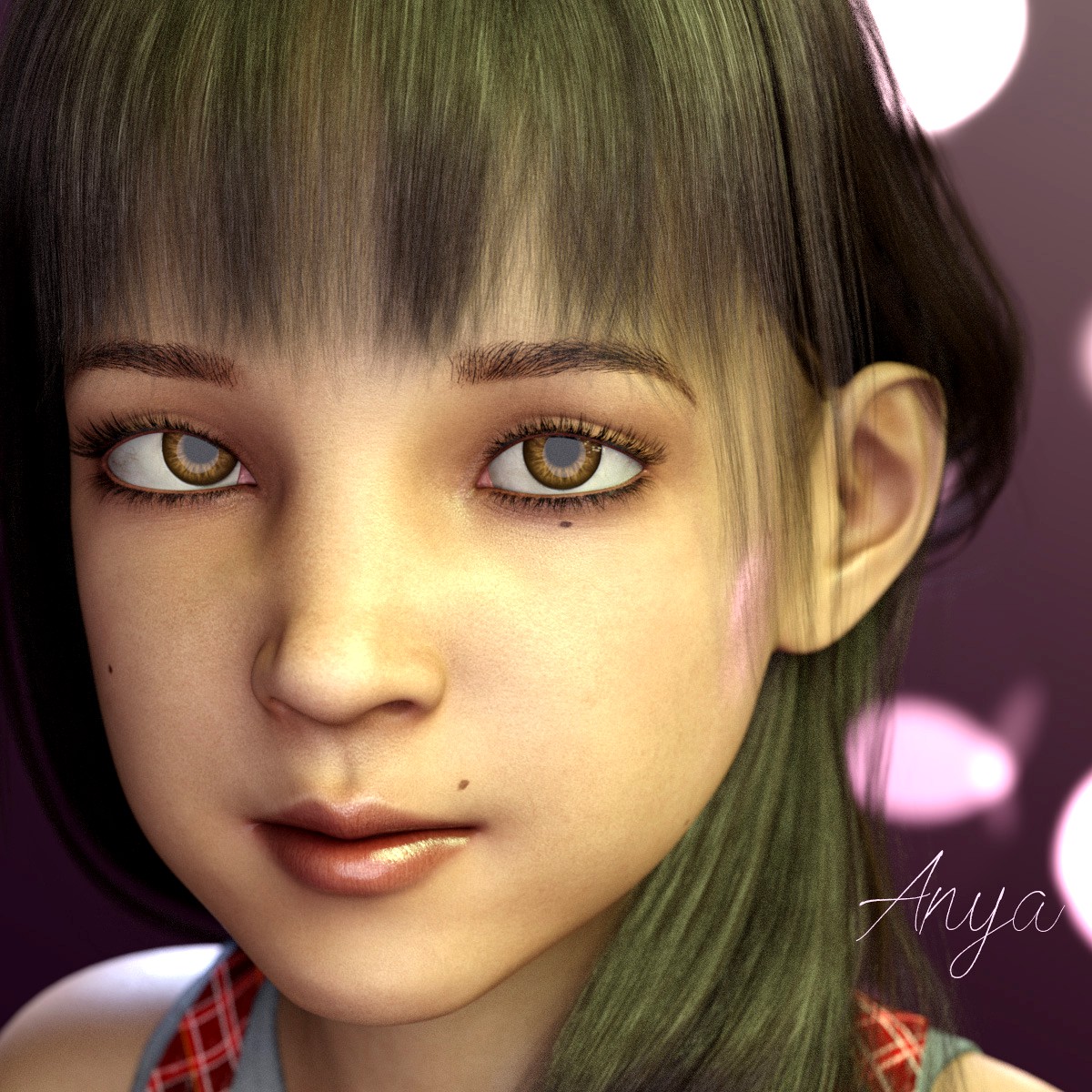 Anya for G3F 3d model