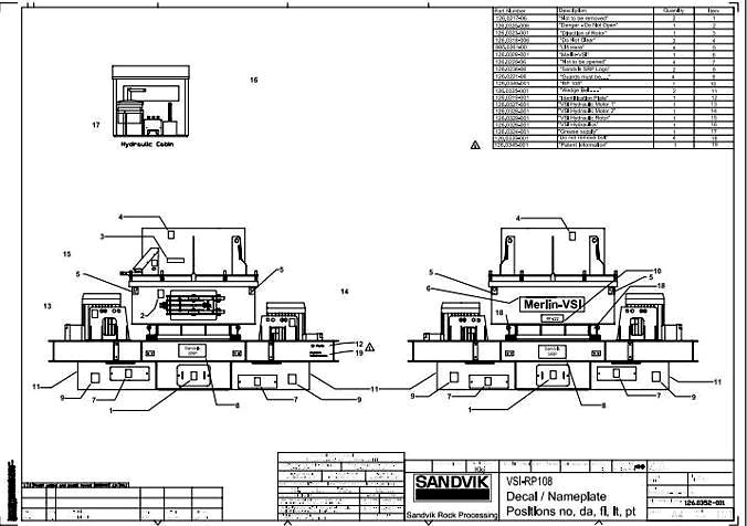 Sandvik vsi CV217 VSIRP108 impact crusher complete drawing 3d model