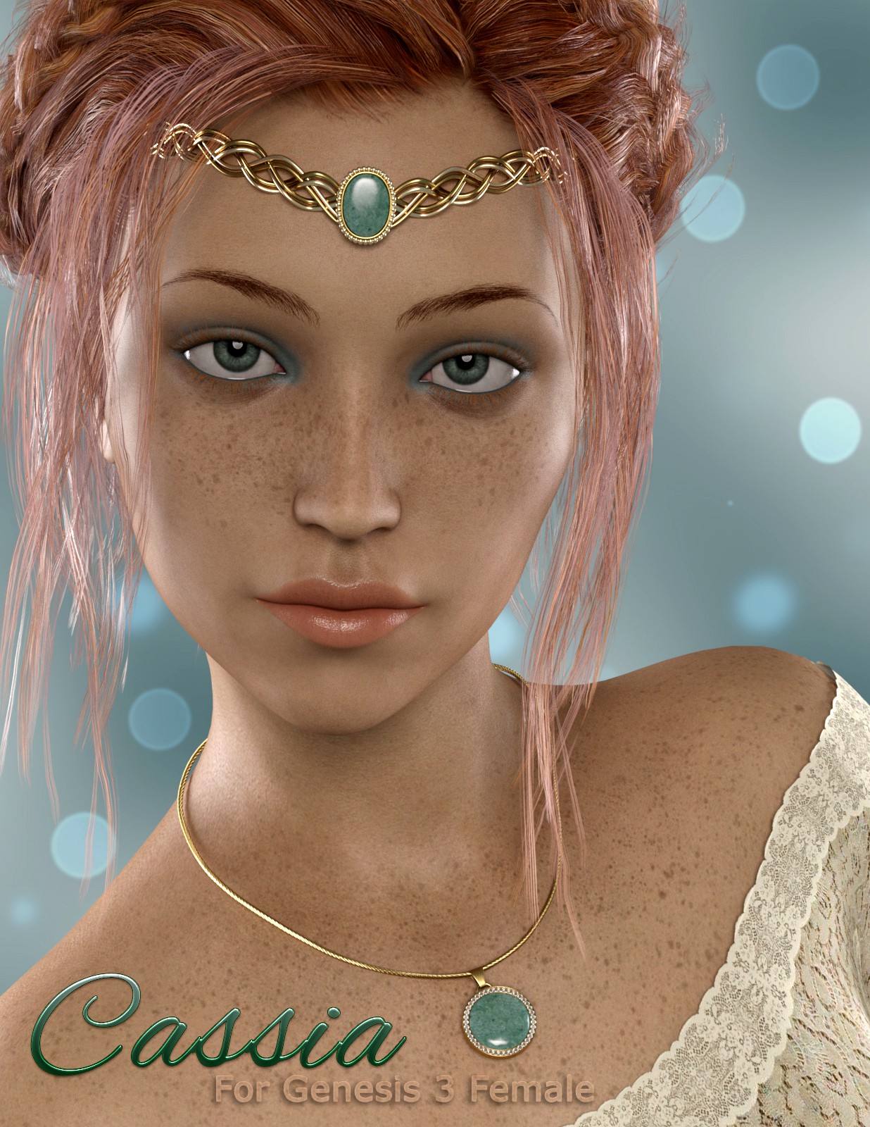 Cassia For Genesis 3 Female 3d model
