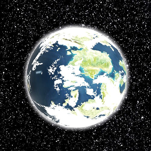 Earth Type Planet 1 3d model