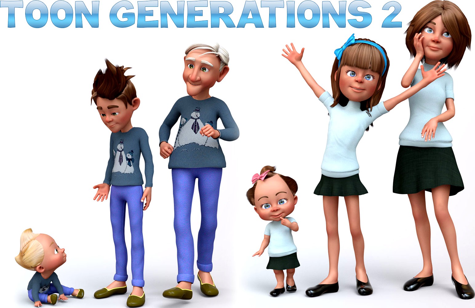 PL_ToonSet for Toon Generations 2 3d model