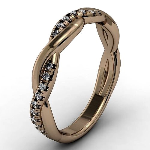 Criss cross band | 3D model