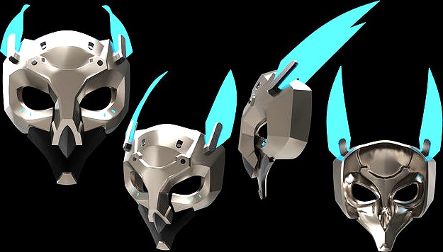 Ana Snow Owl Mask from Overwatch | 3D model