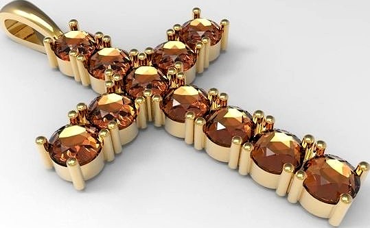 Pendant cross of Eternity STL 3D print | 3D model