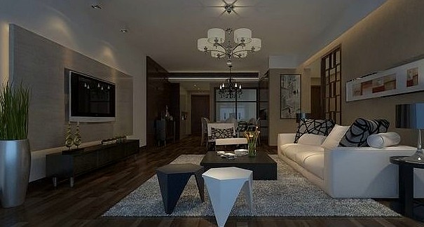 Living Area 3D model - 04