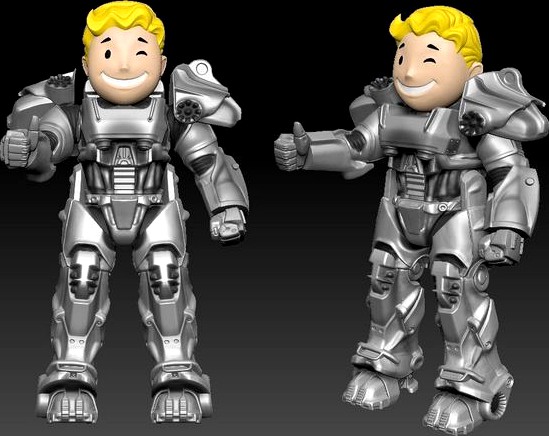 VAULT BOY in T60 Armor 3D Print | 3D model