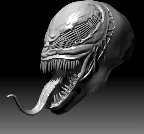 Venom Mask 3D printable model | 3D
