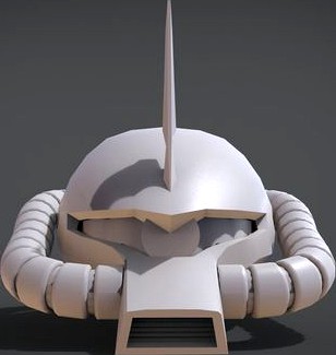 Gouf Custom Head | 3D model