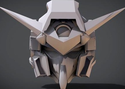 GN-002 Gundam Dynames Head | 3D model
