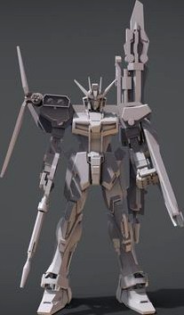 Launcher Strike Gundam | 3D model
