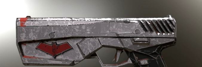 Red Hood Maxim 9 Pistol Stl File 3d Model