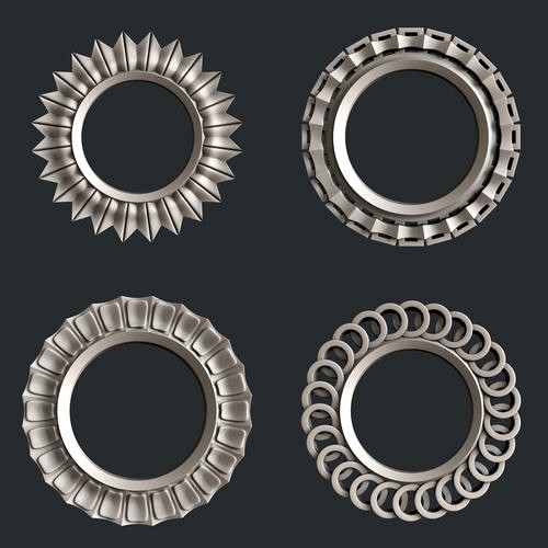 3d STL models for CNC frames