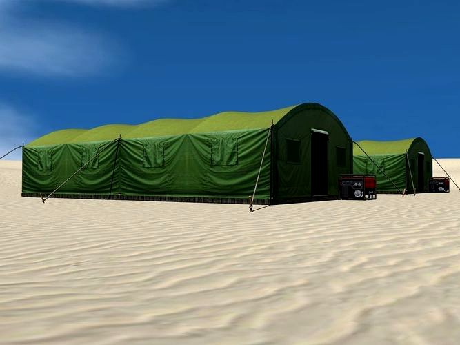 Big Army Tent 3d model