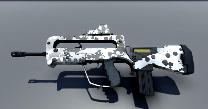 Famas G2 Bullpup Action Rifle 3d model