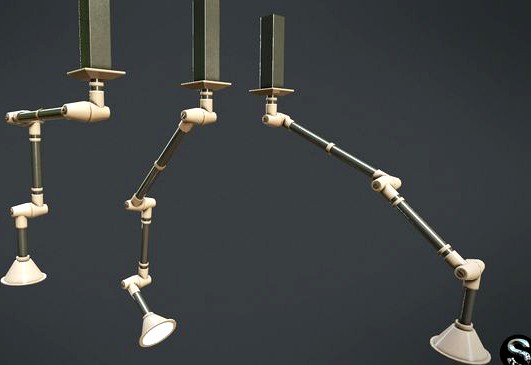 Laboratory Lamp 3d model