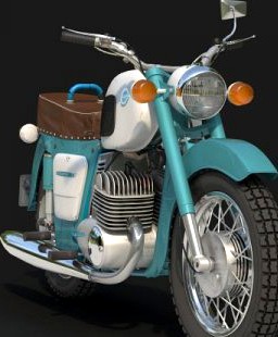 Motorcycle IZH Jupiter 3 3D Model