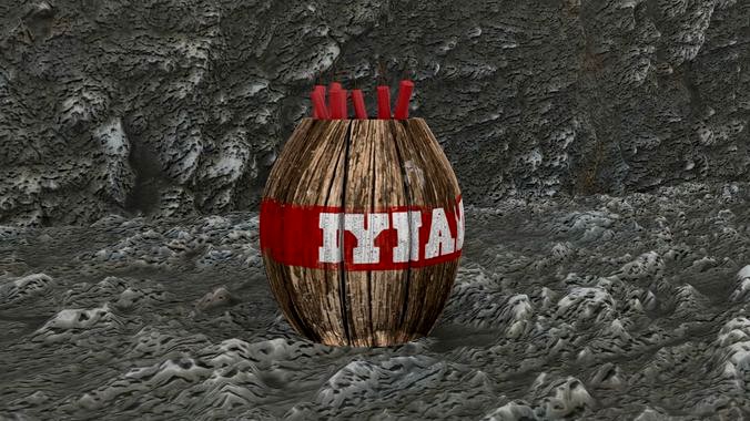 Dynamite Barrell 3d model