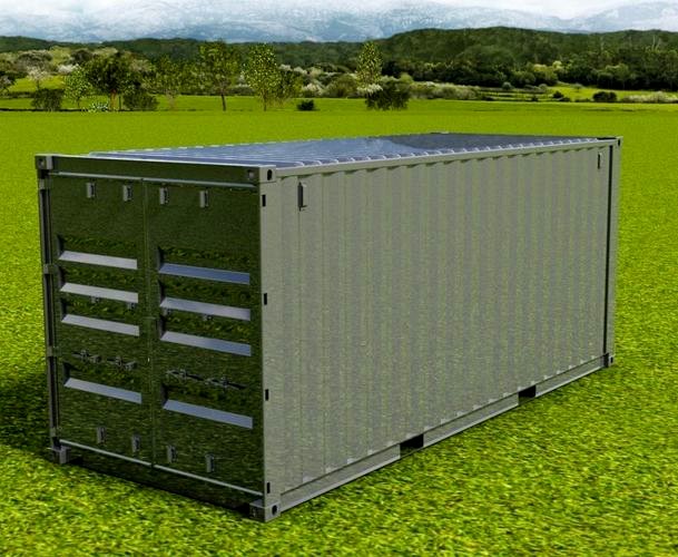 20FT ISO Shipping Container 3d model