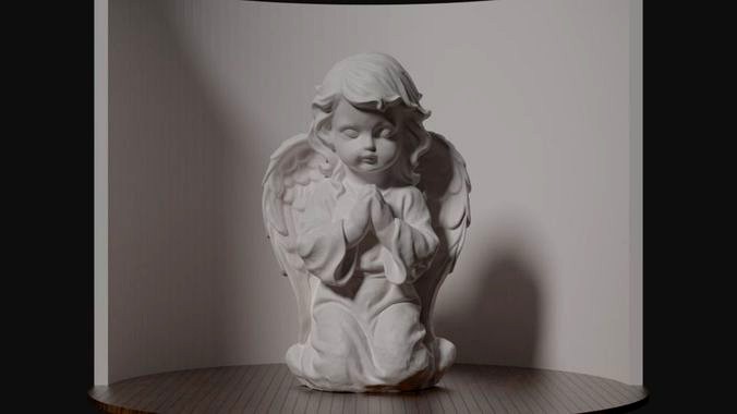 3D Angel -Digital Scan 3D printable model