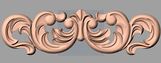 European furniture 3D relief models for CNC wood engraving E190