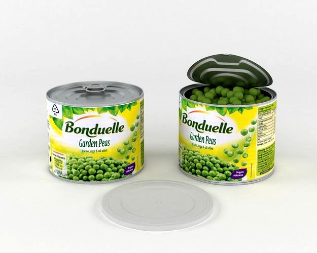 Can Bonduelle Green Peas 3d model