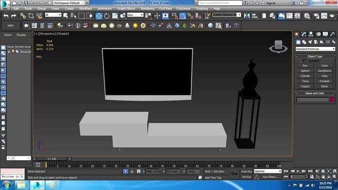 TV Unit-17 3d model