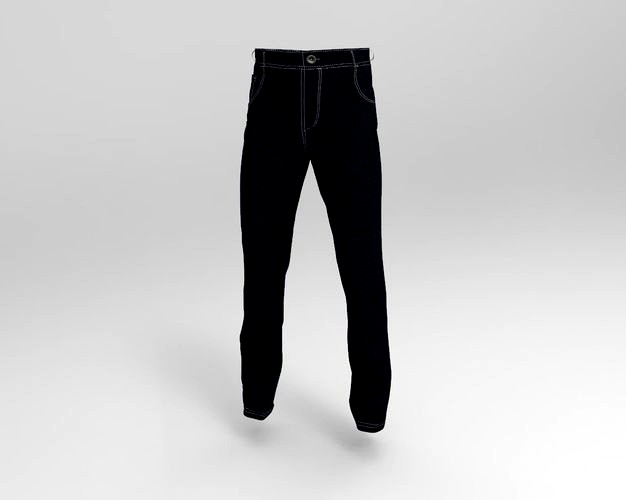 Jeans model made with Marvelous Designer 3d