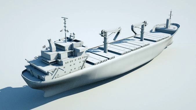 Cargo ship 3d model