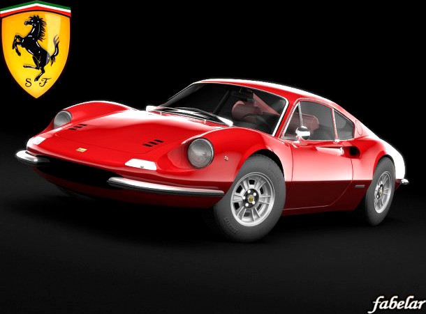 Ferrari 246 Dino 3D Model