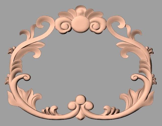 Photo frame 3D relief models STL Files used for CNC Router E979