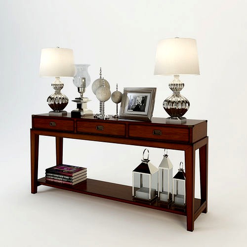 Eichholtz Military Console Table 3d model