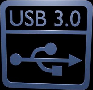 USB logo 1 3d model