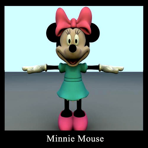 Minnie Mouse 3d model
