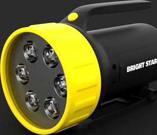 Flashlight BRIGHT STAR 2000 3d model