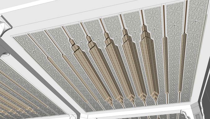 Islamic Ceiling 2 Design 3D model