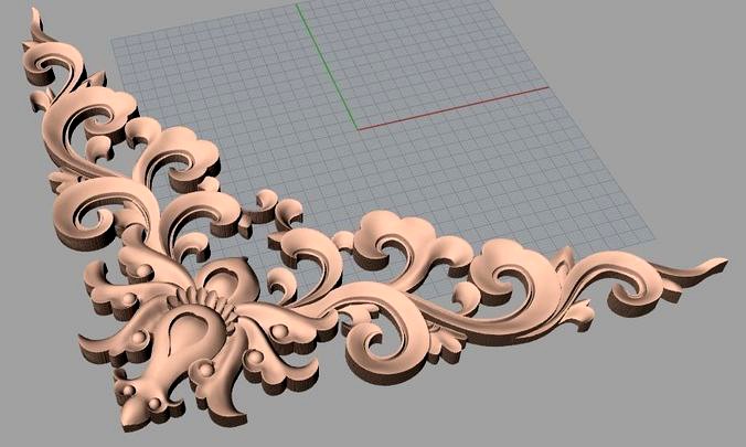 Woodworking CNC Router 3D Relief STL models used for artcam E431