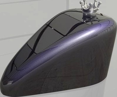 Harley-Davidson Sportster peanut chopper bobber custom gas tank 3d model