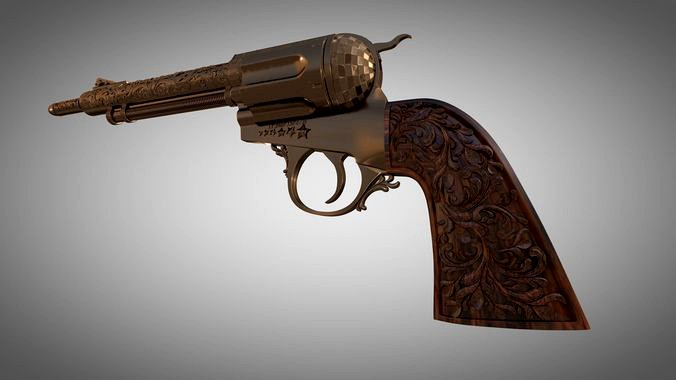Colt Revolver 3d model