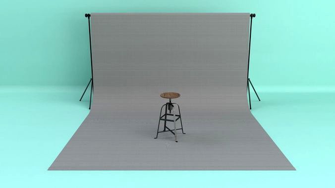 Photo Studio Backdrop 3d model