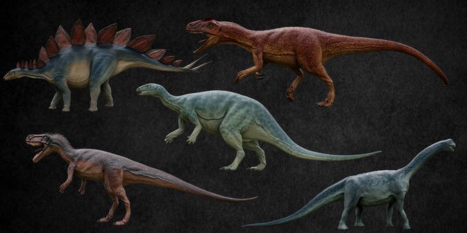 Jurassic Pack 3d model