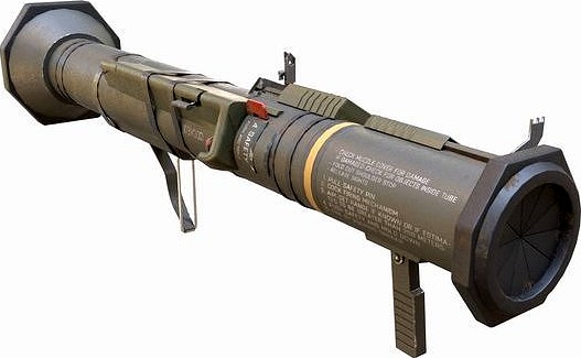 AT4 Anti Tank Rocket Launcher 3d model