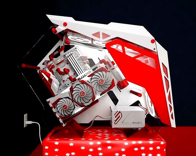 Super PC case 3d model